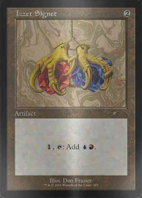 Izzet Signet [0293] [Retro Frame] [Dan Frazier] [Secret Lair Drop] [Et ...