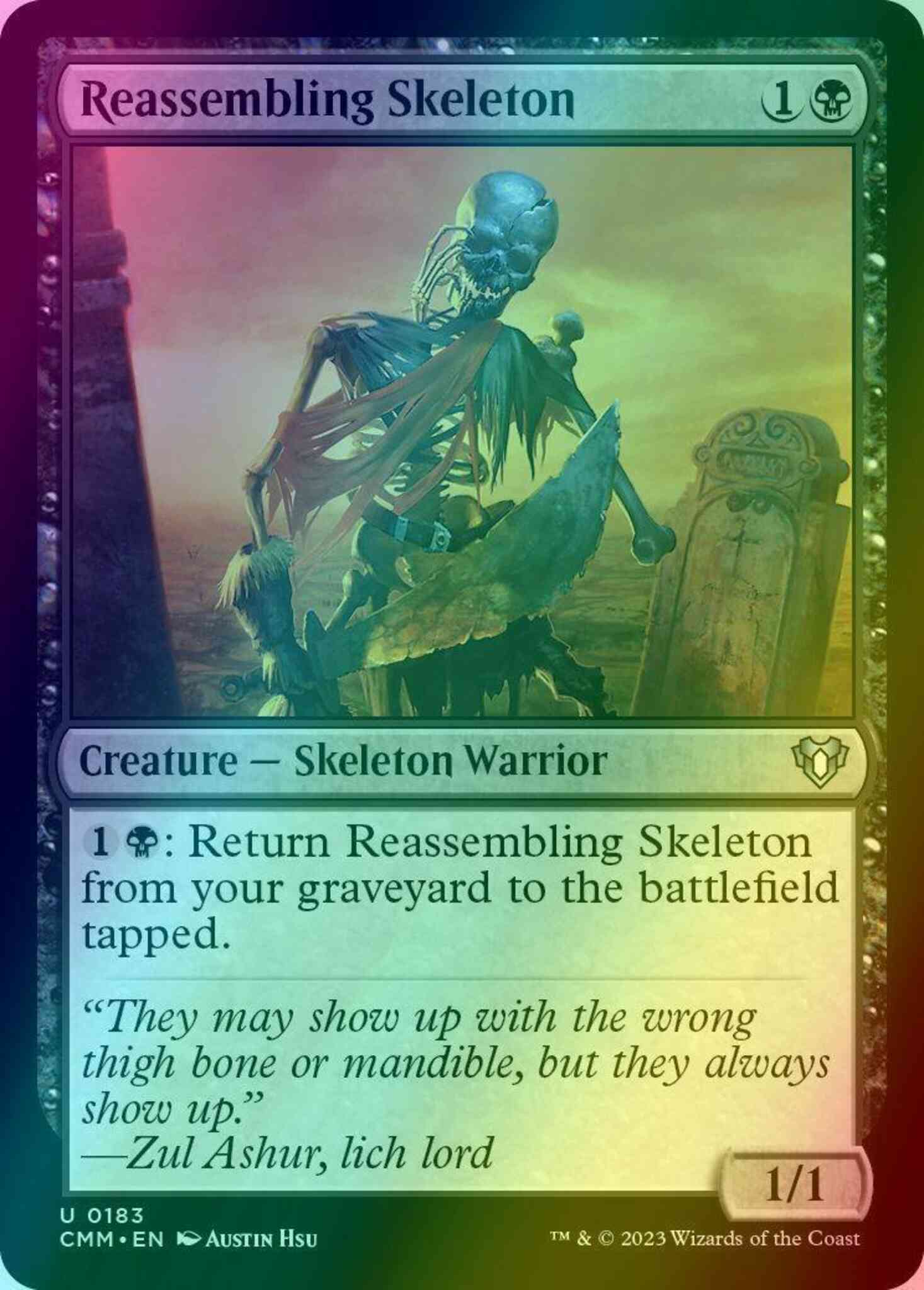 Reassembling Skeleton [183] [Commander Masters] [Foil] – Face to Face Games