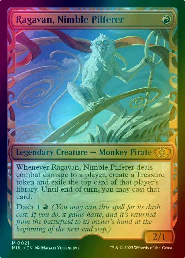 Ragavan, Nimble Pilferer [21] [Planar Showcase] [Multiverse Legends ...