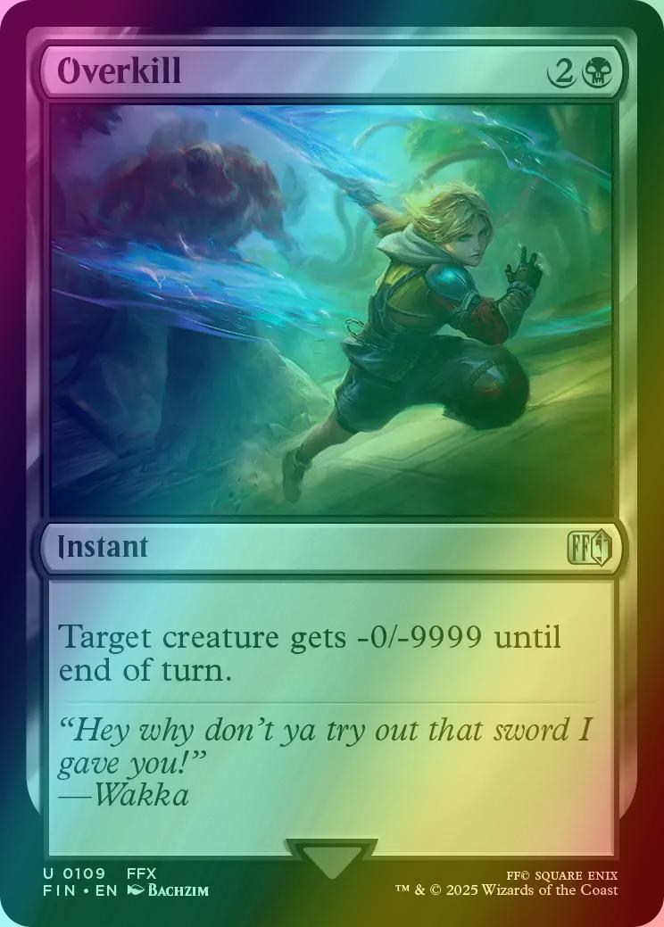 Overkill [109] [FINAL FANTASY] [Foil] – Face to Face Games