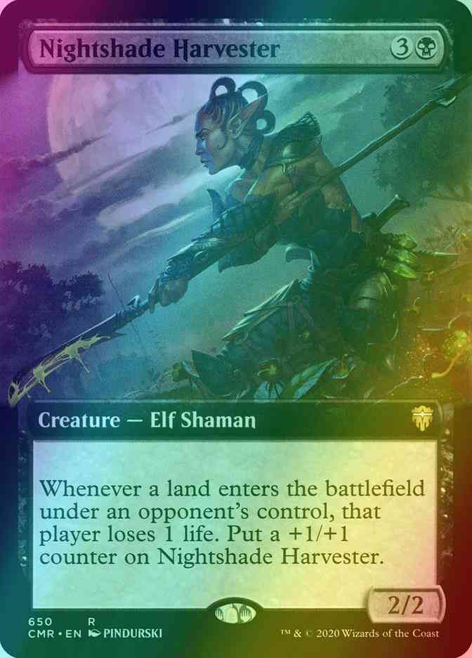 Nightshade Harvester [650] [Extended Art] [Commander Legends] [Foil ...