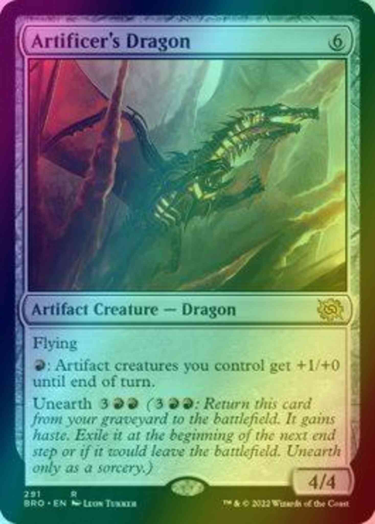 Artificer's Dragon [291] [Jumpstart Exclusive] [The Brothers' War] [Fo ...