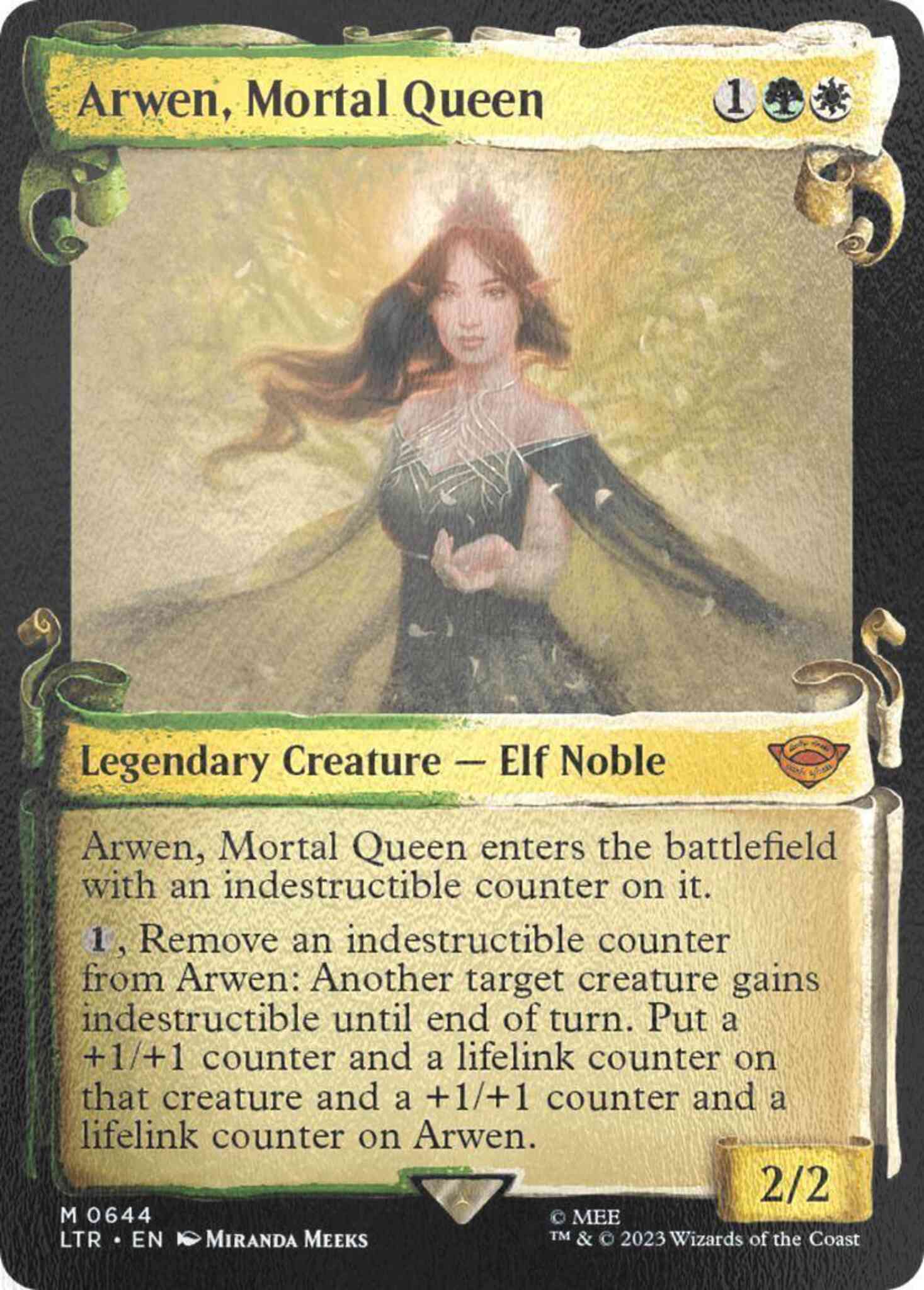 Arwen, Mortal Queen [644] [Scrolls Showcase] [The Lord of the Rings ...