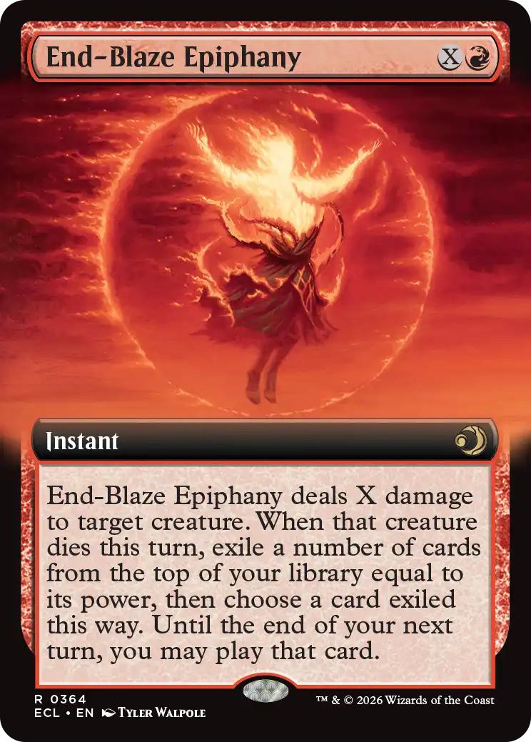 End-Blaze Epiphany [364] [Extended Art] [Lorwyn Eclipsed] [Non-Foil ...