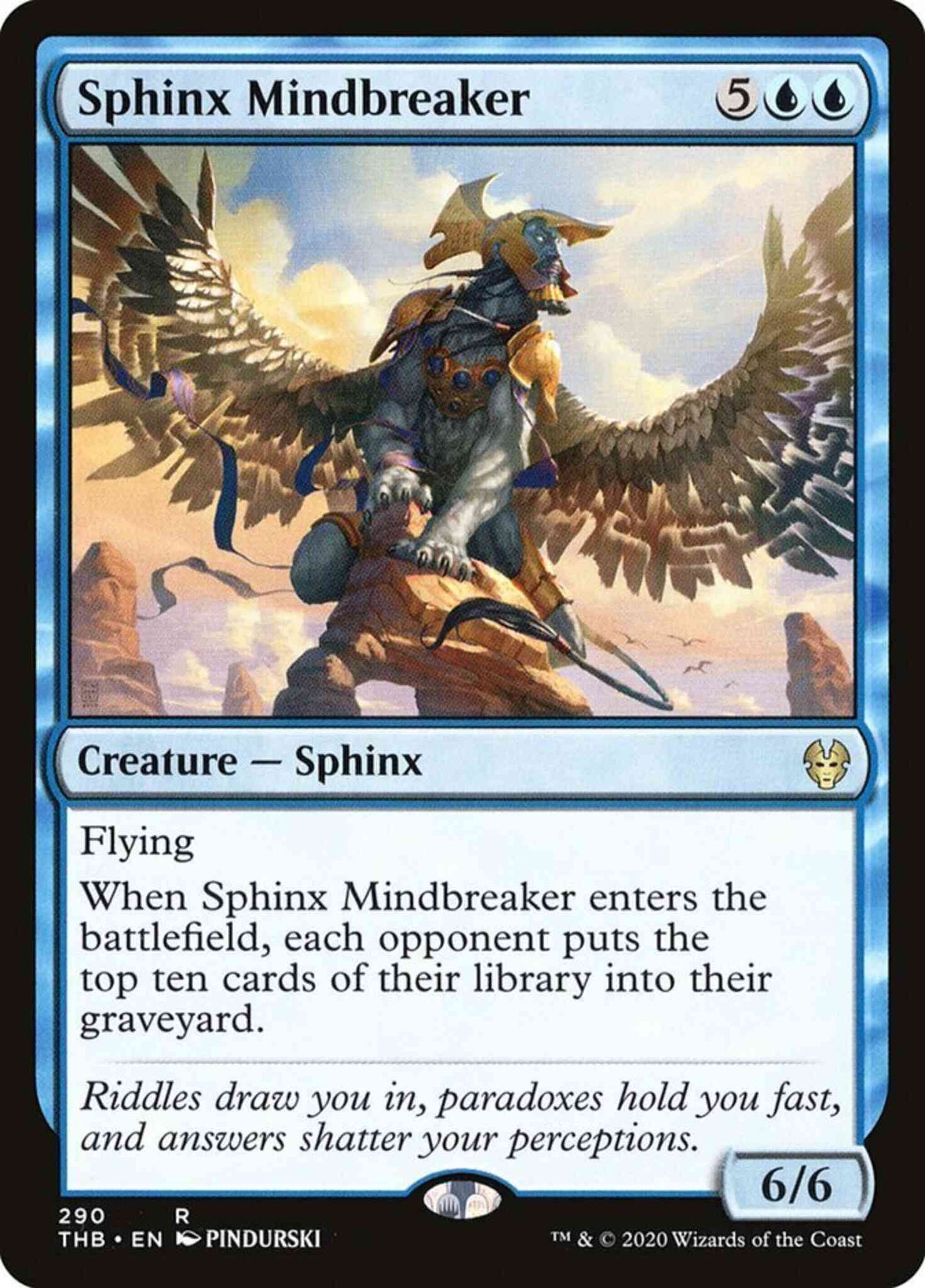Sphinx Mindbreaker [290] [Theme Booster Exclusive] [Theros Beyond Death ...