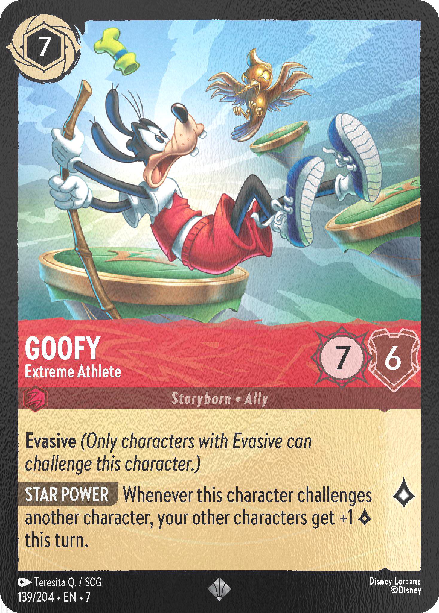 Goofy - Extreme Athlete - 139/204 [Archazia's Island] [Cold Foil ...