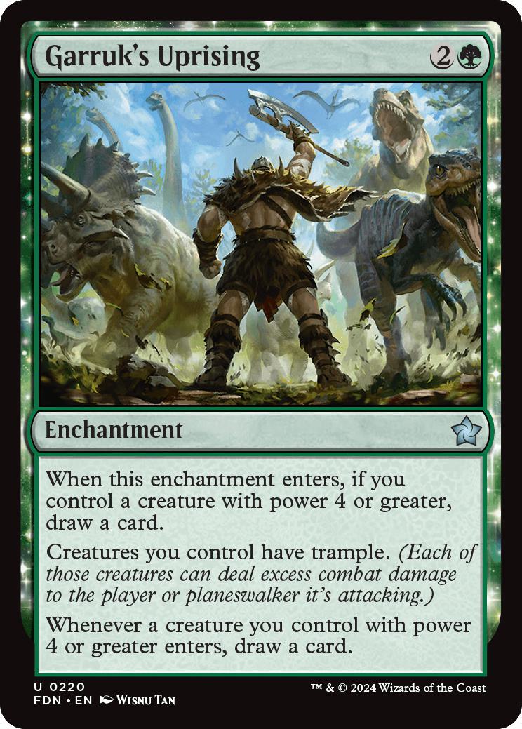 Garruk's Uprising [220] [Foundations] [Foil] – Face to Face Games