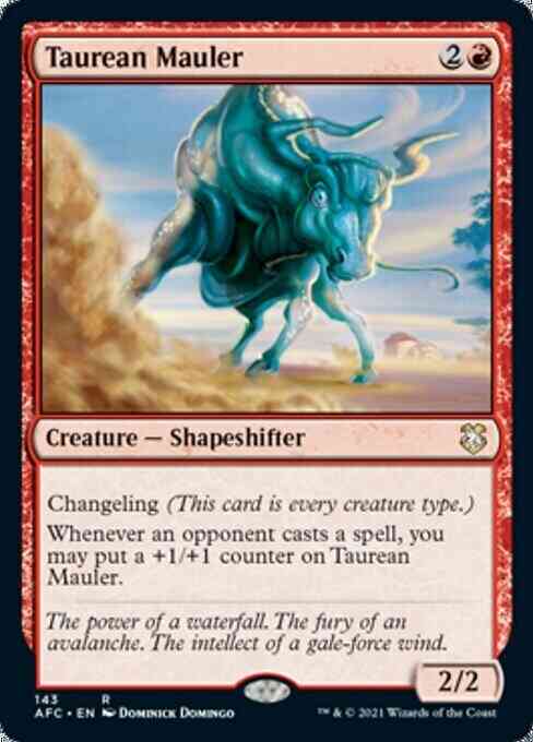 Taurean Mauler [143] [Adventures in the Forgotten Realms Commander ...