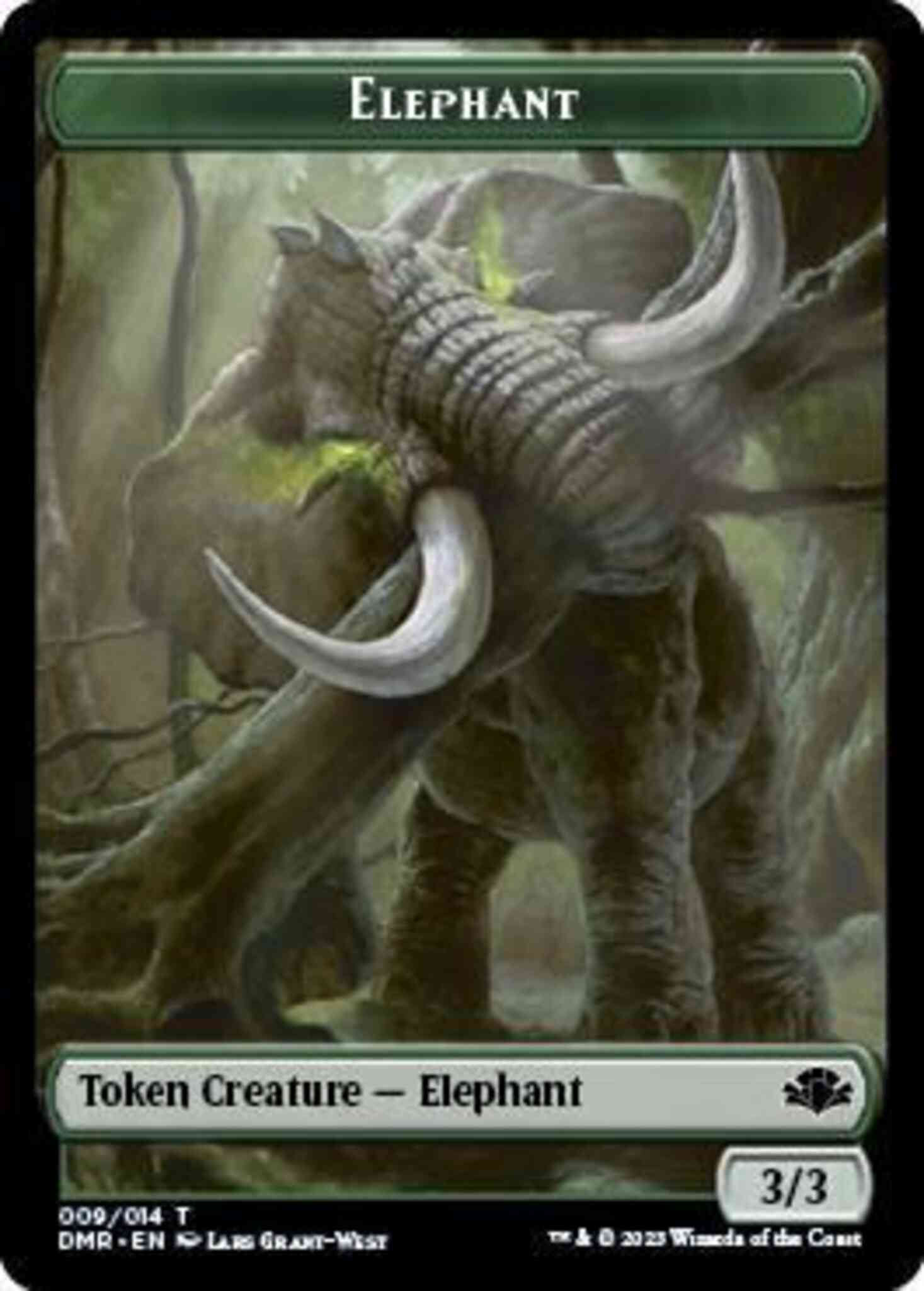 Elephant Token [09] [Dominaria Remastered: Tokens] [Non-Foil] – Face to ...