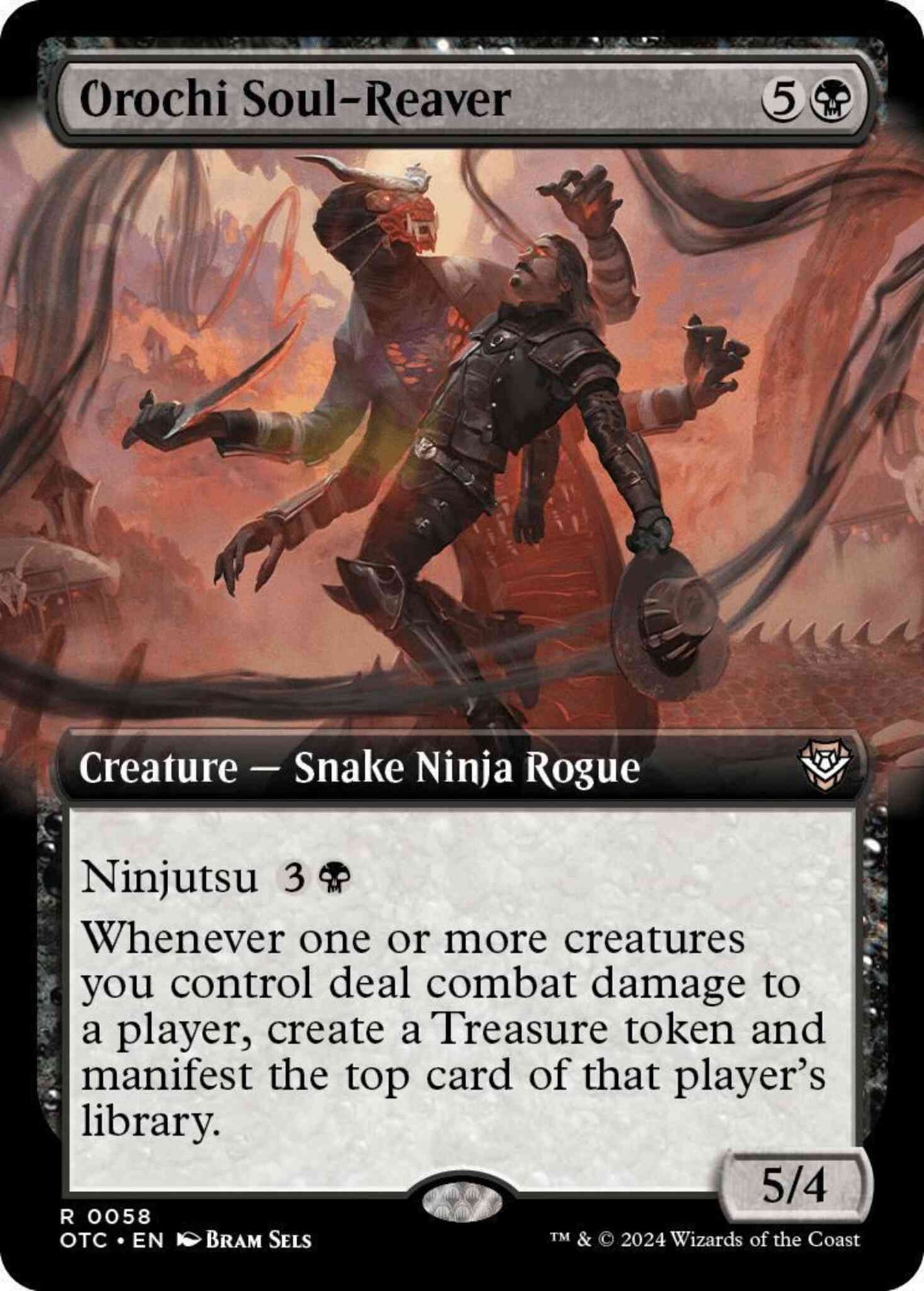 Orochi Soul-Reaver [58] [Extended Art] [Outlaws of Thunder Junction ...