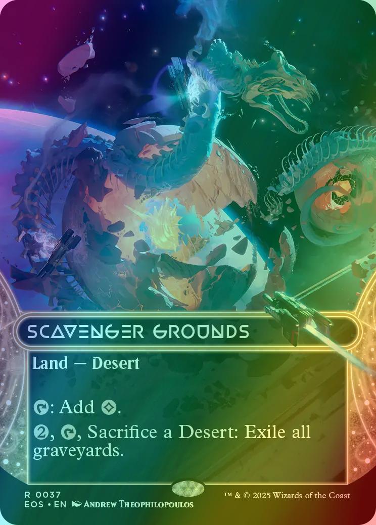 Scavenger Grounds [37] [Borderless] [Edge of Eternities: Stellar Sights] [Foil] – Face to Face Games