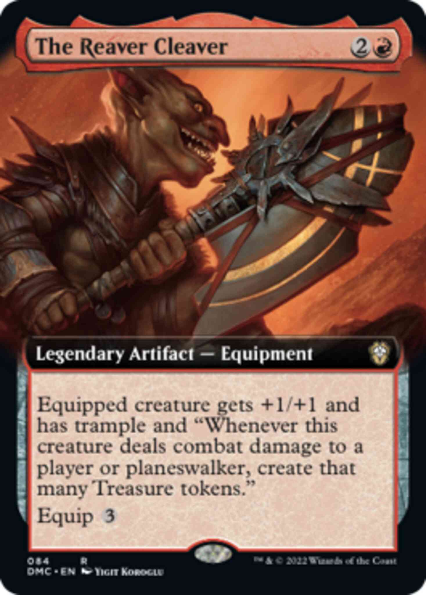 The Reaver Cleaver [84] [Extended Art] [Dominaria United: Commander ...