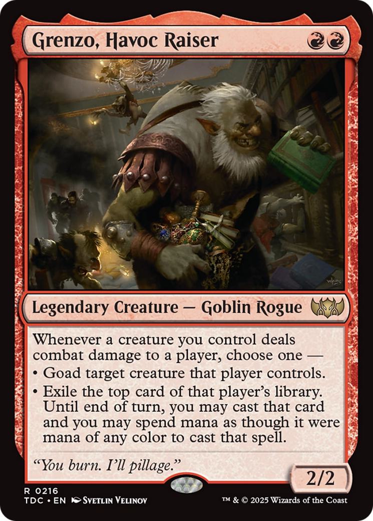 Grenzo, Havoc Raiser [216] [Tarkir: Dragonstorm: Commander] [Non-Foil ...