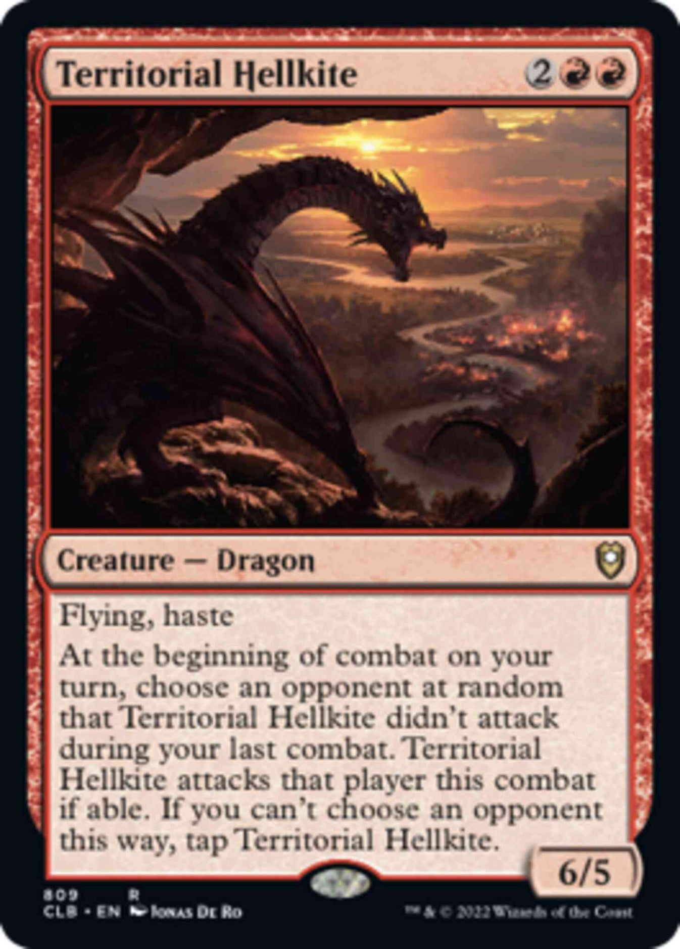 Territorial Hellkite [809] [Commander Legends: Battle for Baldur's Gate ...