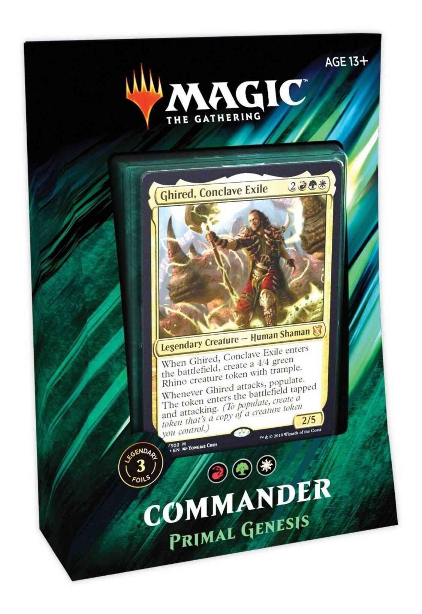 Commander 2019 - Commander Deck - Primal Genesis – Face to Face Games
