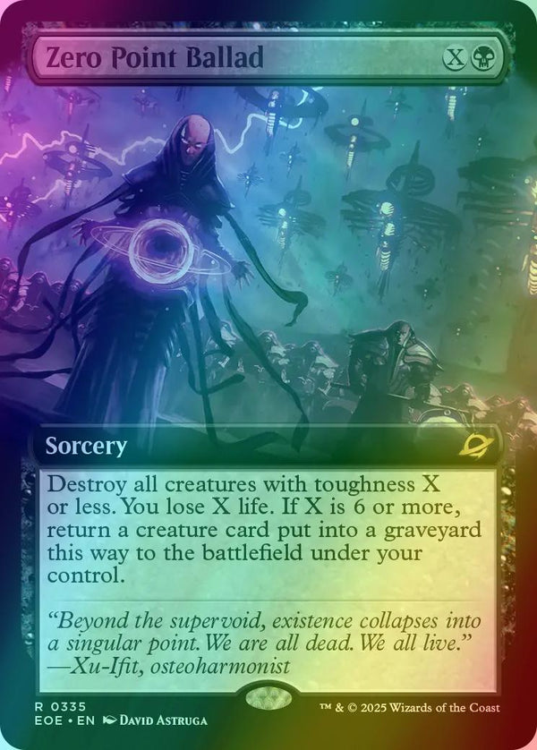 Zero Point Ballad [335] [Extended Art] [Edge of Eternities] [Foil] – Face to Face Games