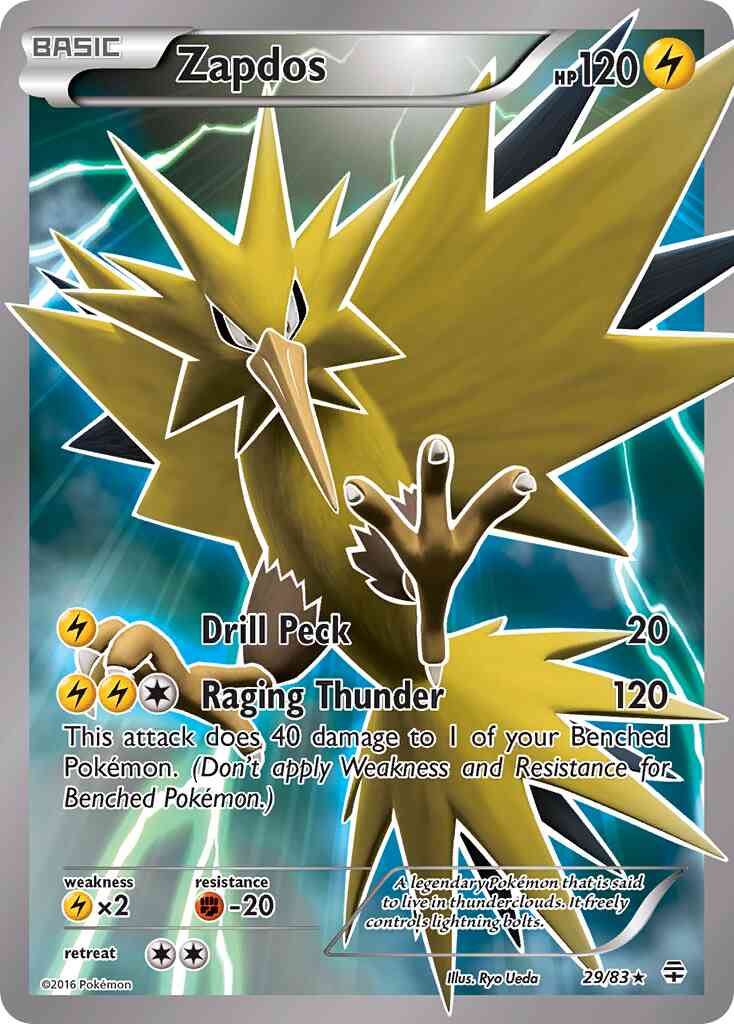 Zapdos - 29/83 - Rare Ultra [g1-29] [Ultra] – Face to Face Games