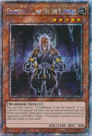 Grandmaster of the Six Samurai - RA03-EN174 - Platinum Secret Rare ...