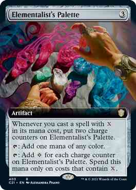 Elementalist's Palette [403] [Extended Art] [Commander 2021] [Non-Foil ...