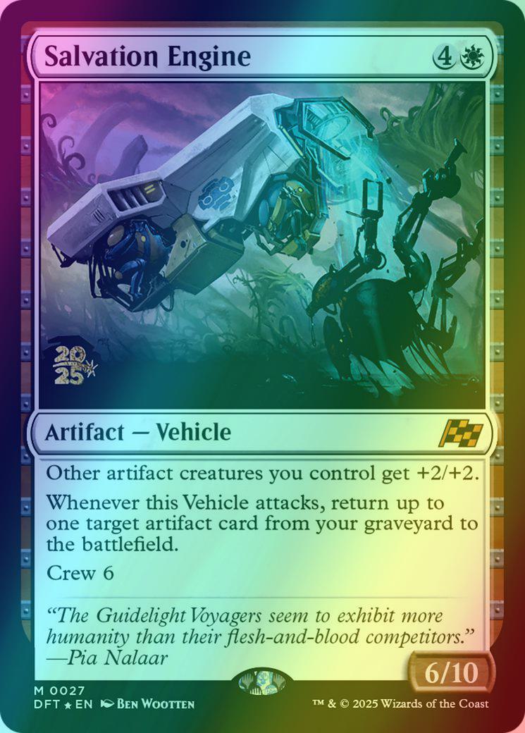 Salvation Engine [27s] [Prerelease] [Aetherdrift: Promos] [Foil] – Face ...