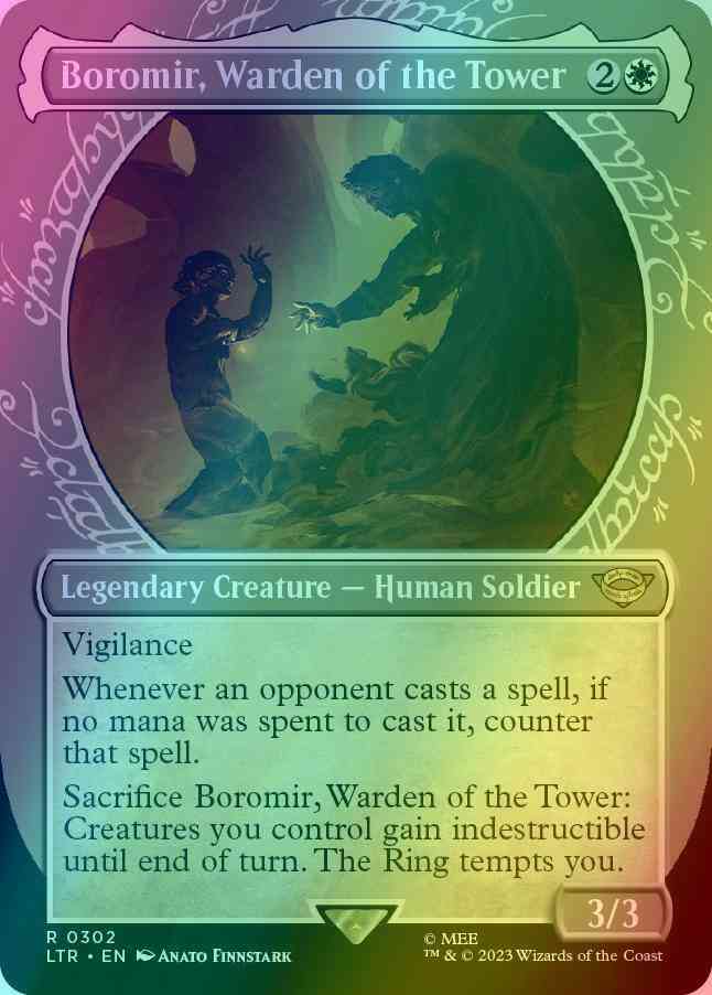 Boromir, Warden of the Tower [302] [Ring Showcase] [The Lord of the ...