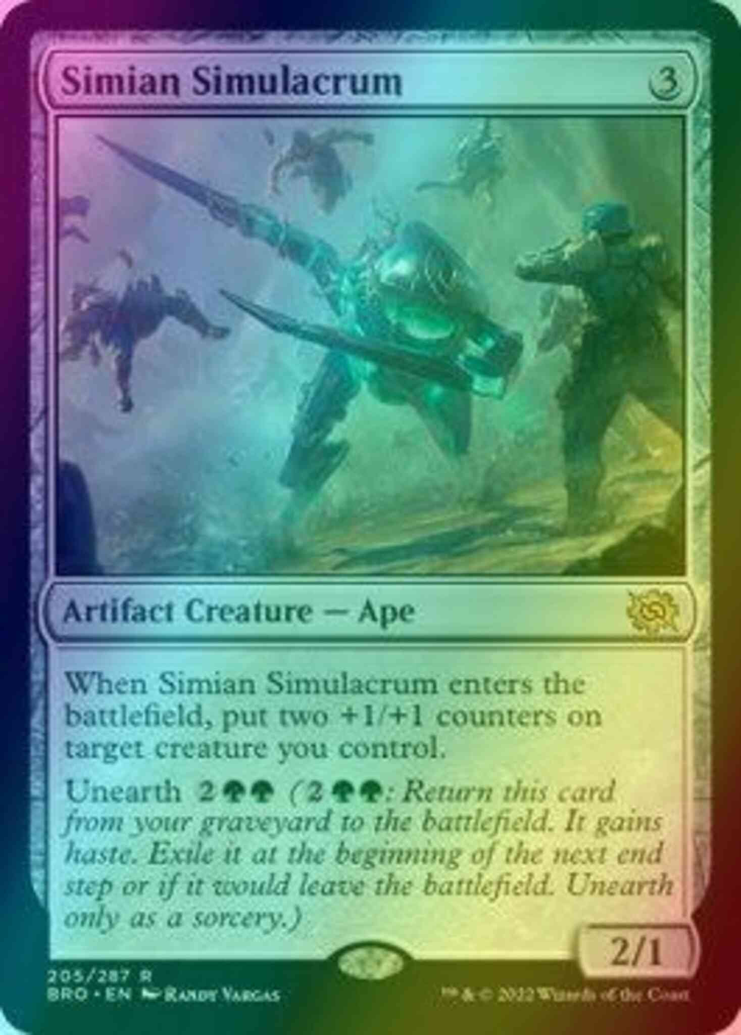 Simian Simulacrum [205] [The Brothers' War] [Foil] – Face to Face Games