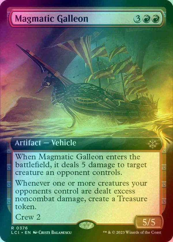 Magmatic Galleon [376] [Extended Art] [The Lost Caverns of Ixalan ...