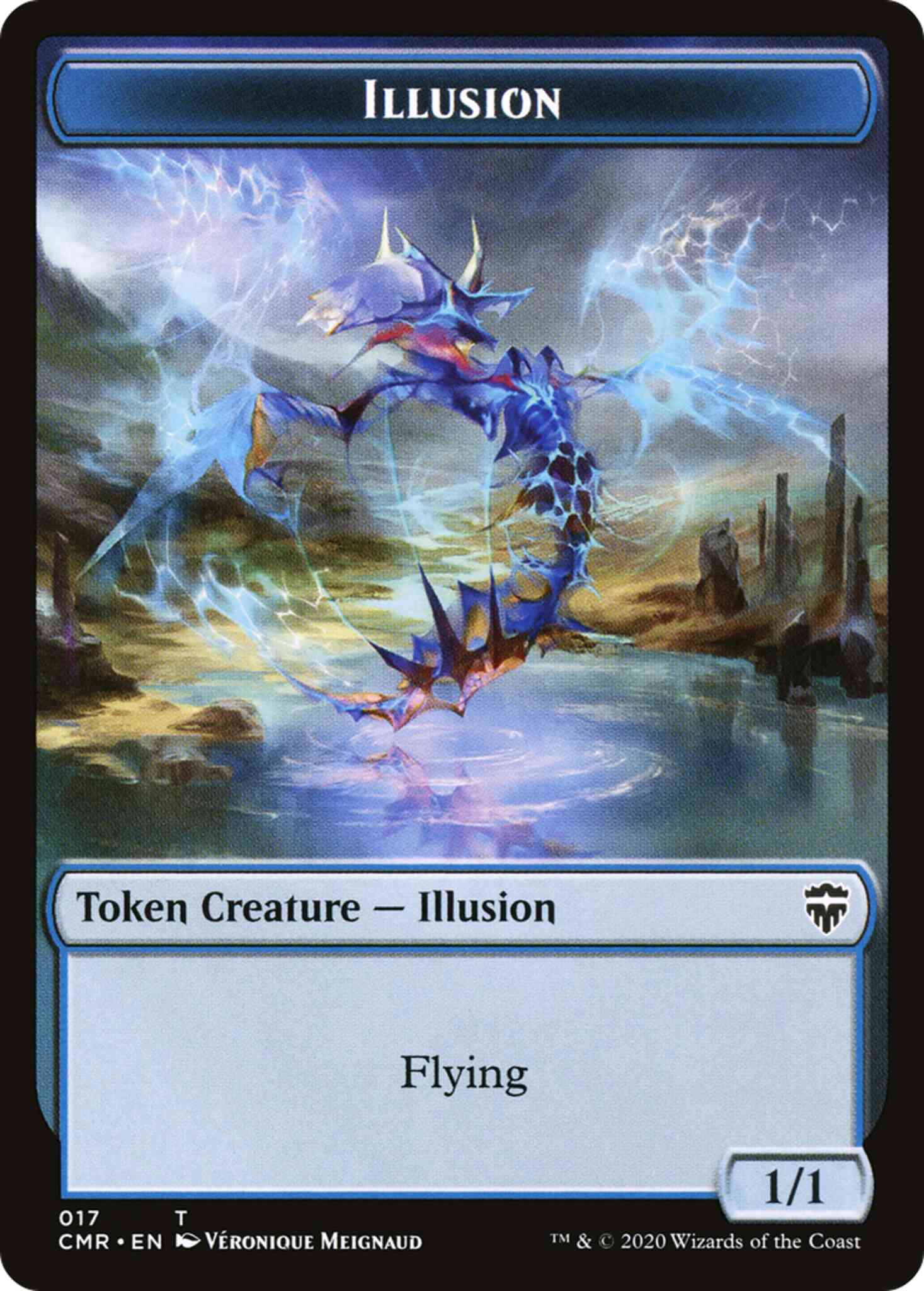 Illusion Token (17) // Plant Token (21) [Commander Legends Tokens] [Non ...