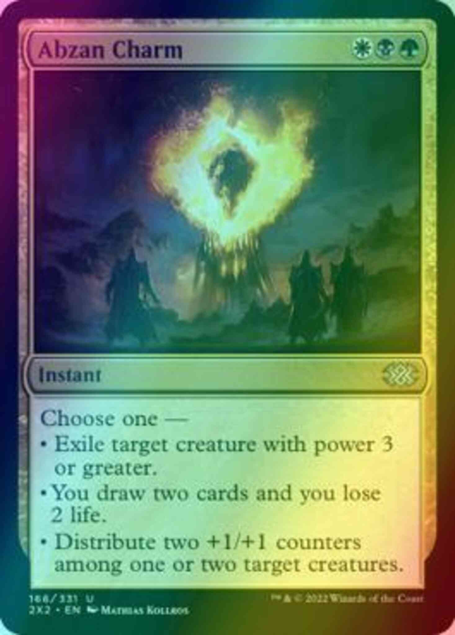 Abzan Charm [166] [Double Masters 2022] [Foil] – Face to Face Games