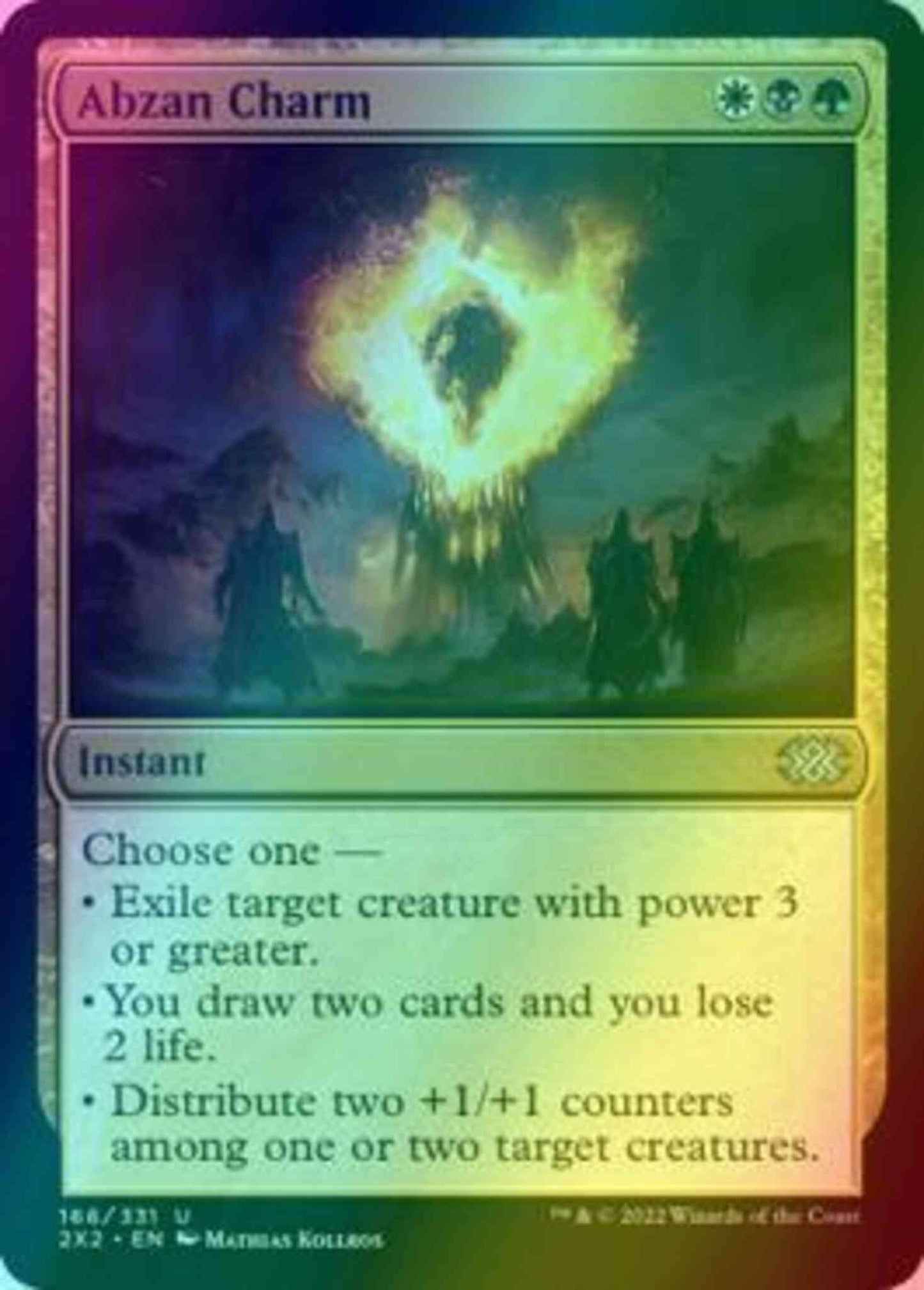 Abzan Charm [166] [Double Masters 2022] [Foil] – Face to Face Games