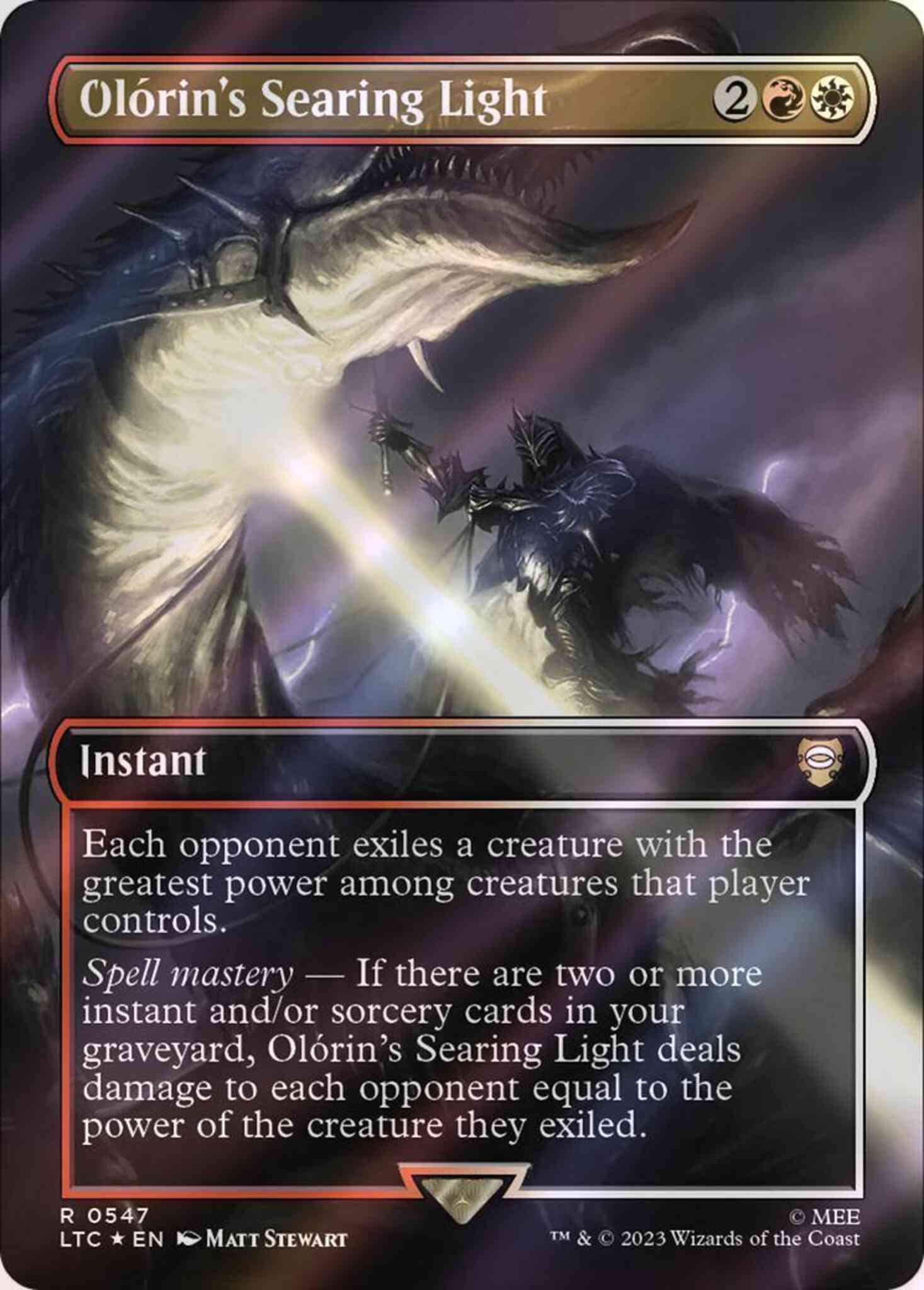 Olórin's Searing Light [547] [Borderless] [The Lord of the Rings: Tales ...