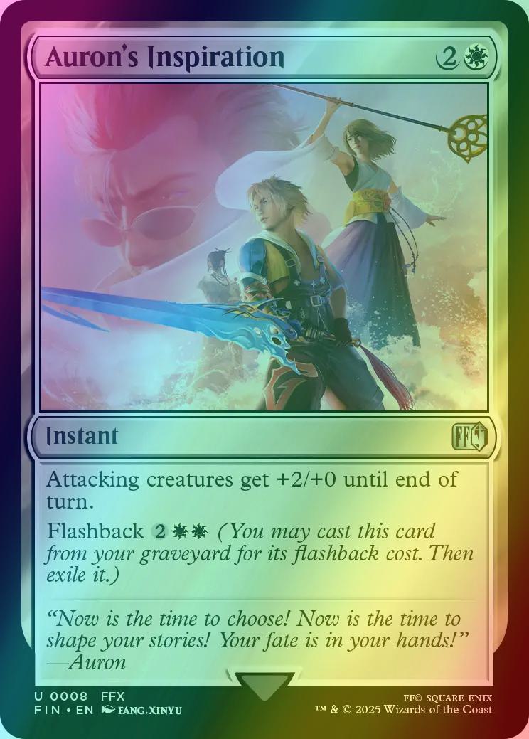 Auron's Inspiration [8] [FINAL FANTASY] [Foil] – Face to Face Games