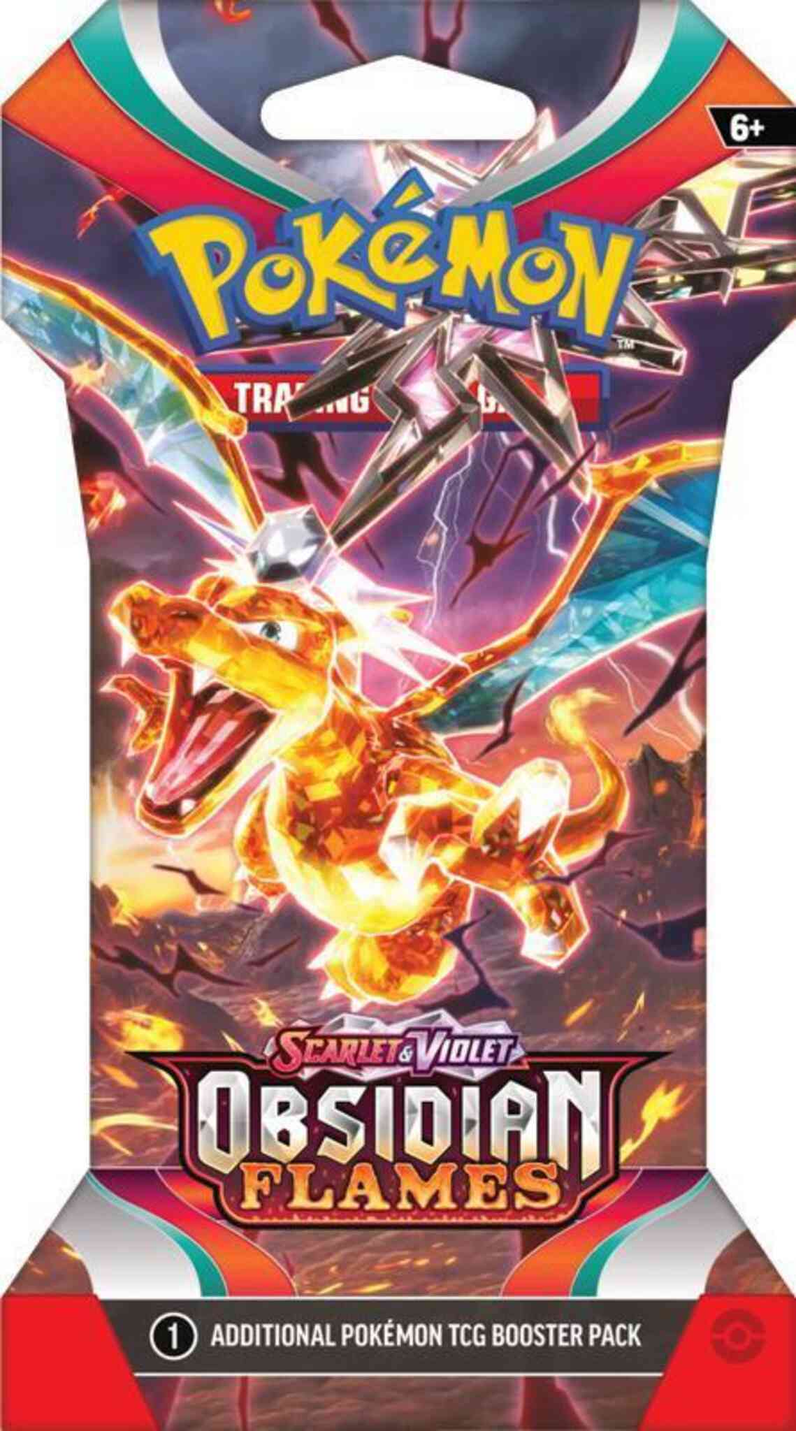Pokémon TCG: Scarlet & Violet - Obsidian Flames - Sleeved Booster Pack ...