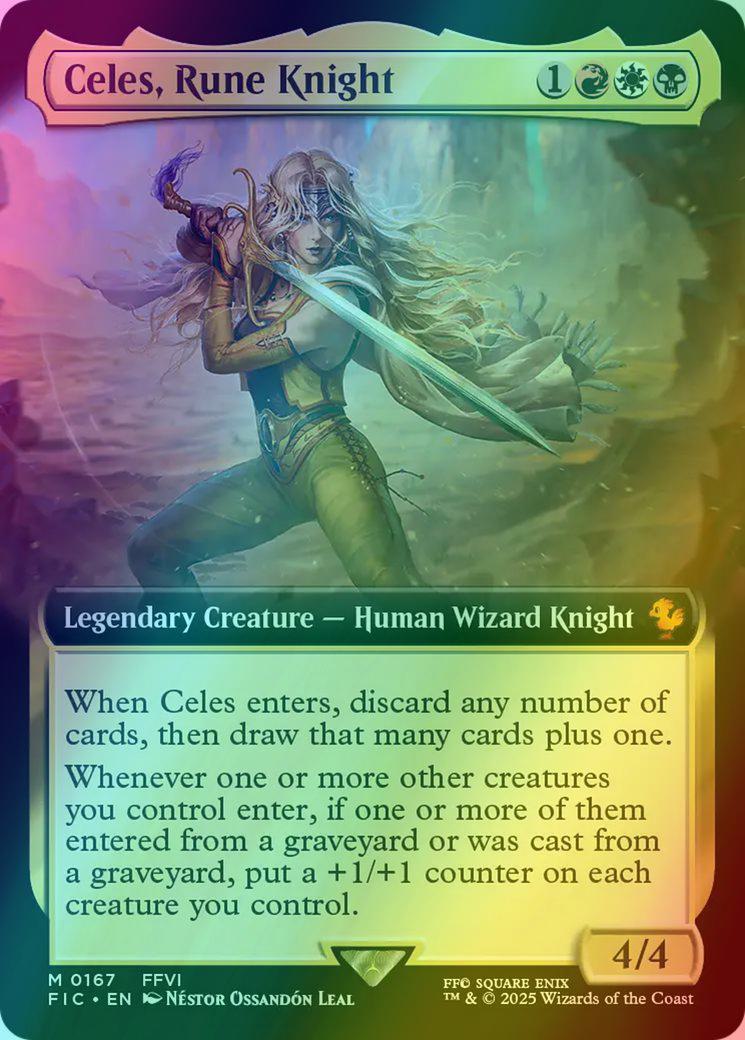 Celes, Rune Knight [167] [Extended Art] [FINAL FANTASY: Commander ...