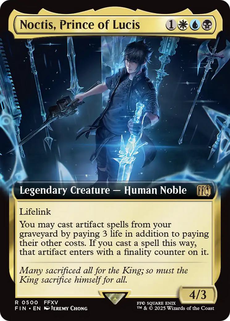 Noctis, Prince of Lucis [500] [Extended Art] [FINAL FANTASY] [Non-Foil ...