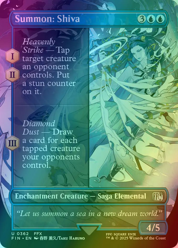 Summon: Shiva [362] [Borderless] [FINAL FANTASY] [Foil] – Face to Face ...