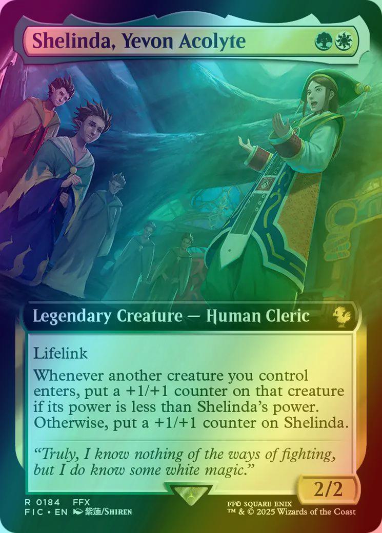 Shelinda, Yevon Acolyte [184] [Extended Art] [FINAL FANTASY: Commander ...