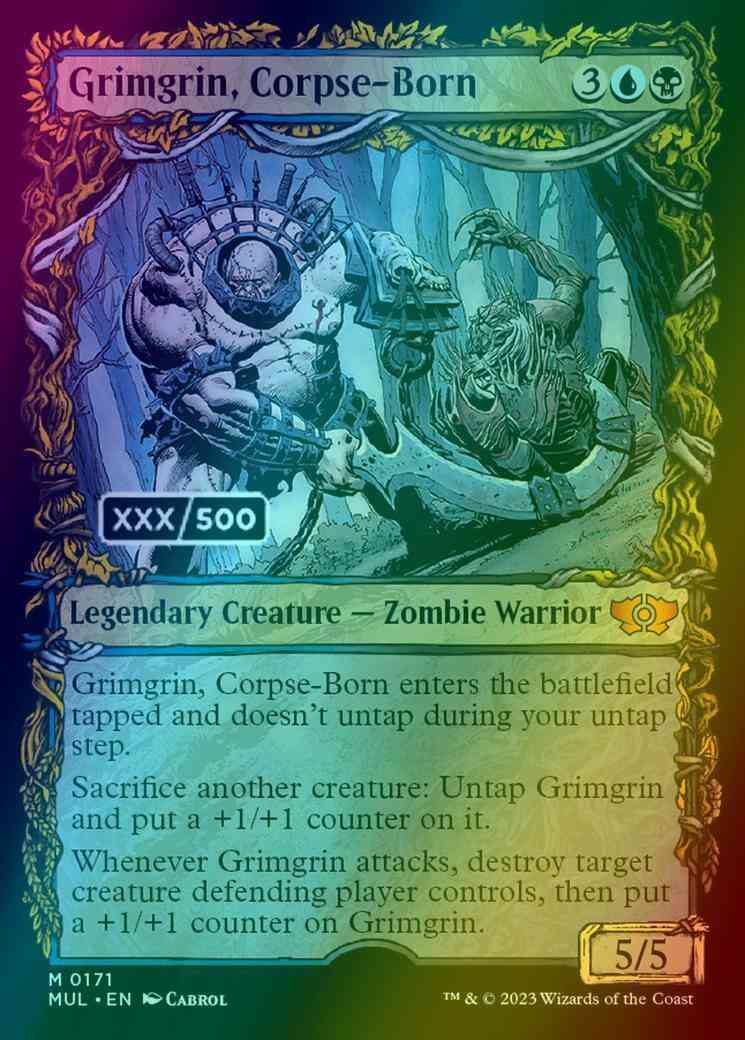 Grimgrin, Corpse-Born - Serial Numbered [171z] [Planar Showcase] [Mult ...