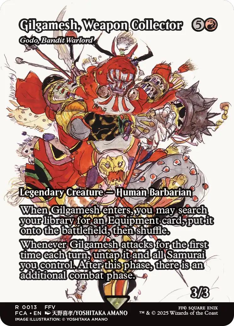 Gilgamesh, Weapon Collector - Godo, Bandit Warlord [13] [Borderless ...