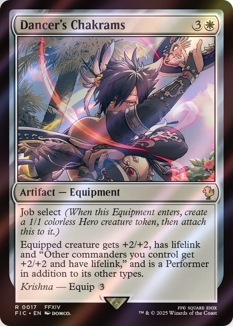 Dancer's Chakrams [17] [FINAL FANTASY: Commander] [Surge Foil] – Face ...