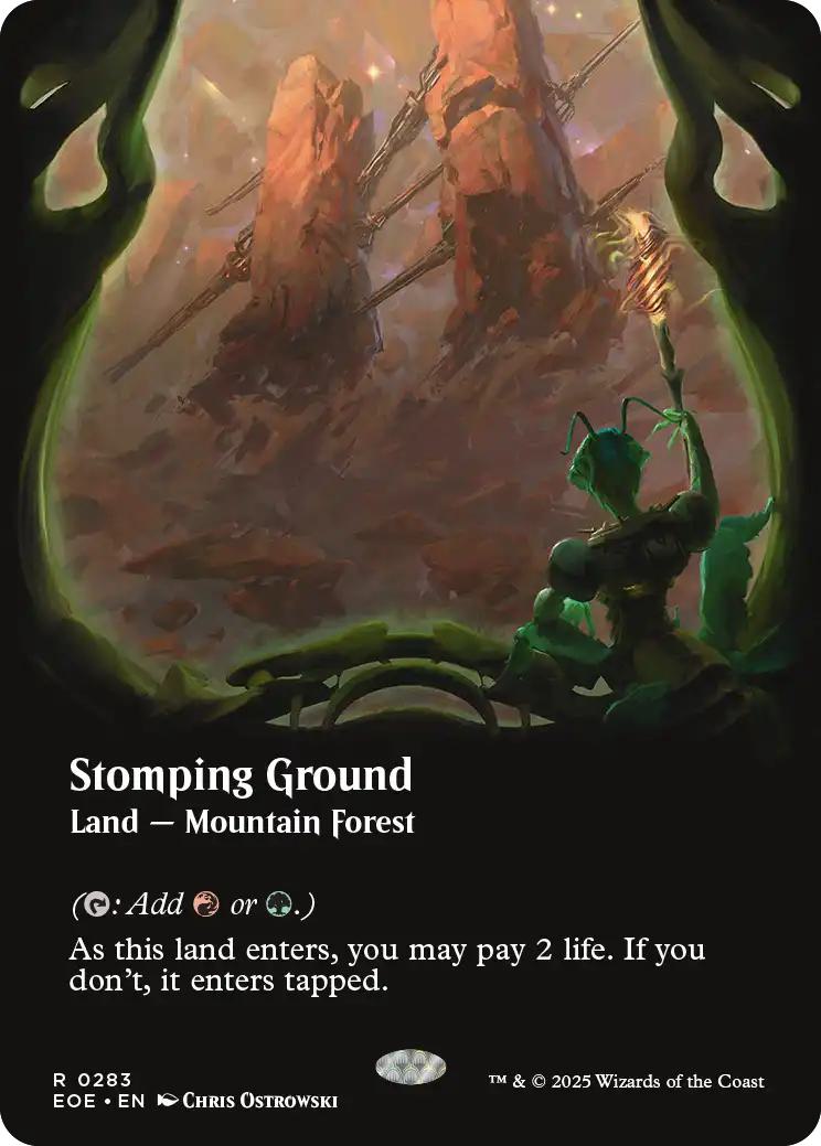 Stomping Ground [283] [Borderless] [Viewport] [Edge of Eternities] [Non-Foil] – Face to Face Games