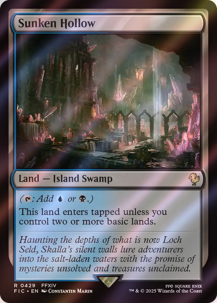 Sunken Hollow [429] [FINAL FANTASY: Commander] [Surge Foil] – Face to ...