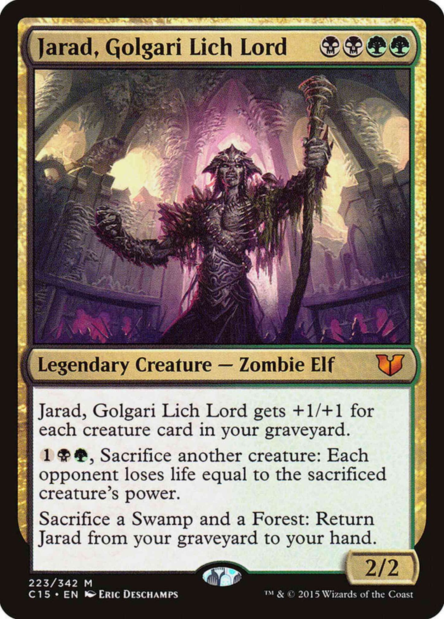 Jarad, Golgari Lich Lord [223] [Commander 2015] [Non-Foil] – Face to ...