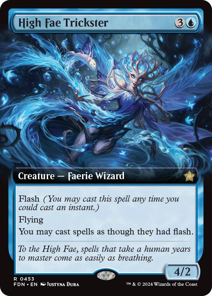 High Fae Trickster [453] [Extended Art] [Foundations] [Non-Foil] – Face ...