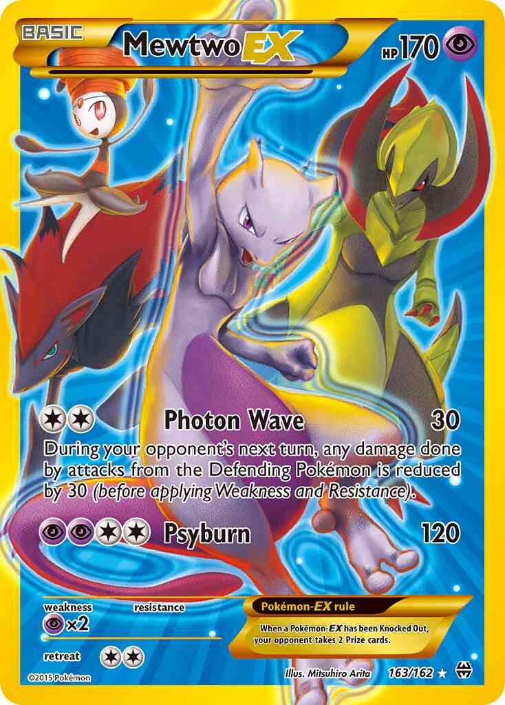 Mewtwo-EX - 163/162 - Rare Secret [xy8-163] [Secret] – Face to Face Games