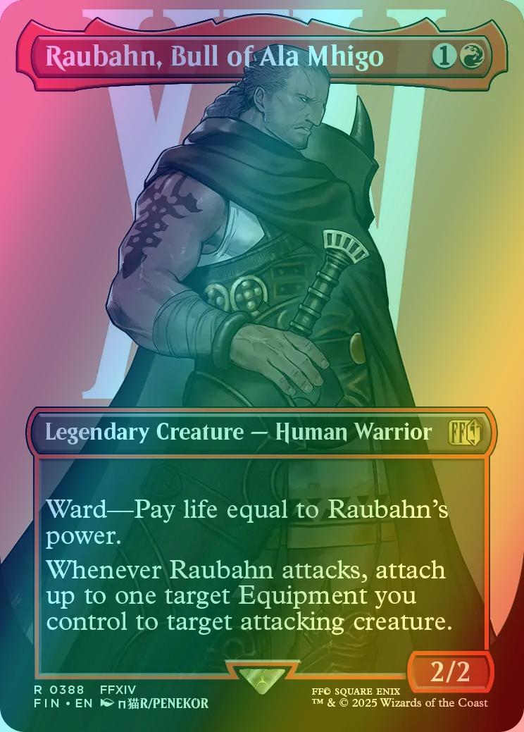 Raubahn, Bull of Ala Mhigo [388] [Borderless] [Character] [FINAL FANTA ...