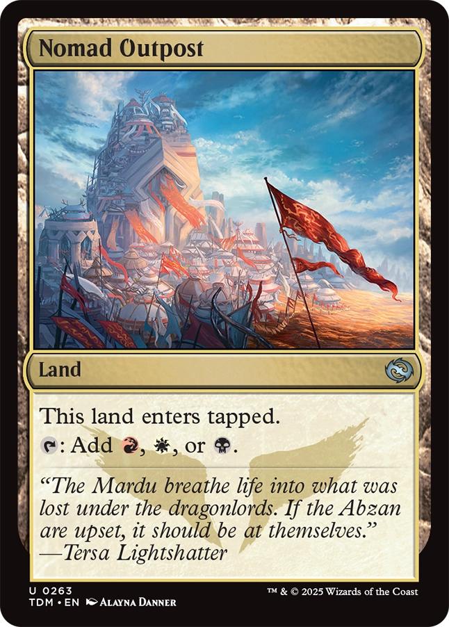 Nomad Outpost [263] [Tarkir: Dragonstorm] [Non-Foil] – Face to Face Games