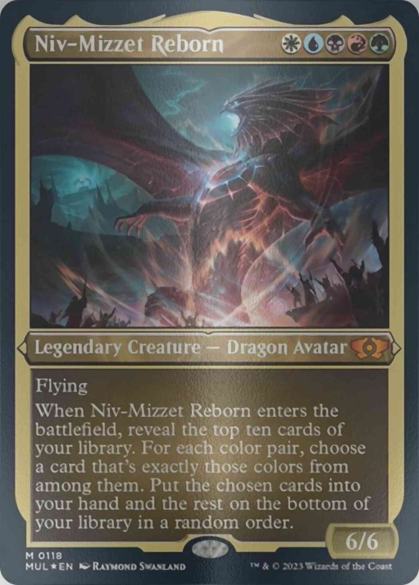 Niv-Mizzet Reborn [118] [Multiverse Legends] [Etched Foil] – Face to Face Games