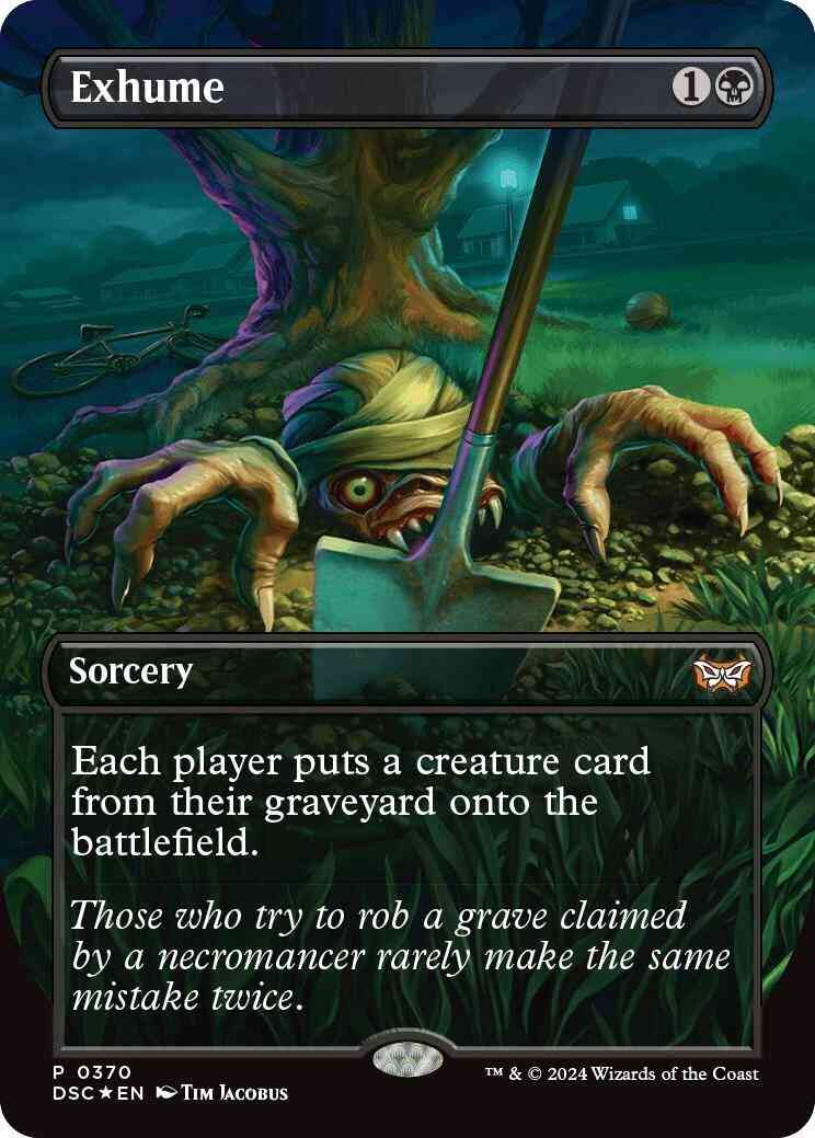 Exhume [370] [Borderless] [Bundle] [Duskmourn: House of Horror ...