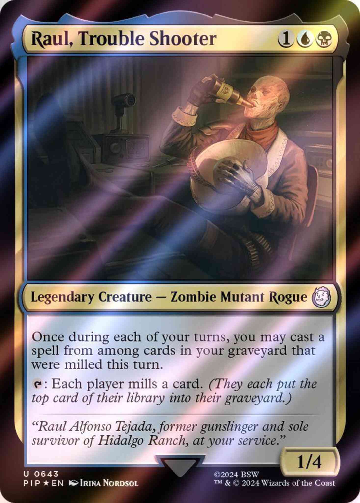 Raul, Trouble Shooter [643] [Fallout] [Surge Foil] – Face to Face Games